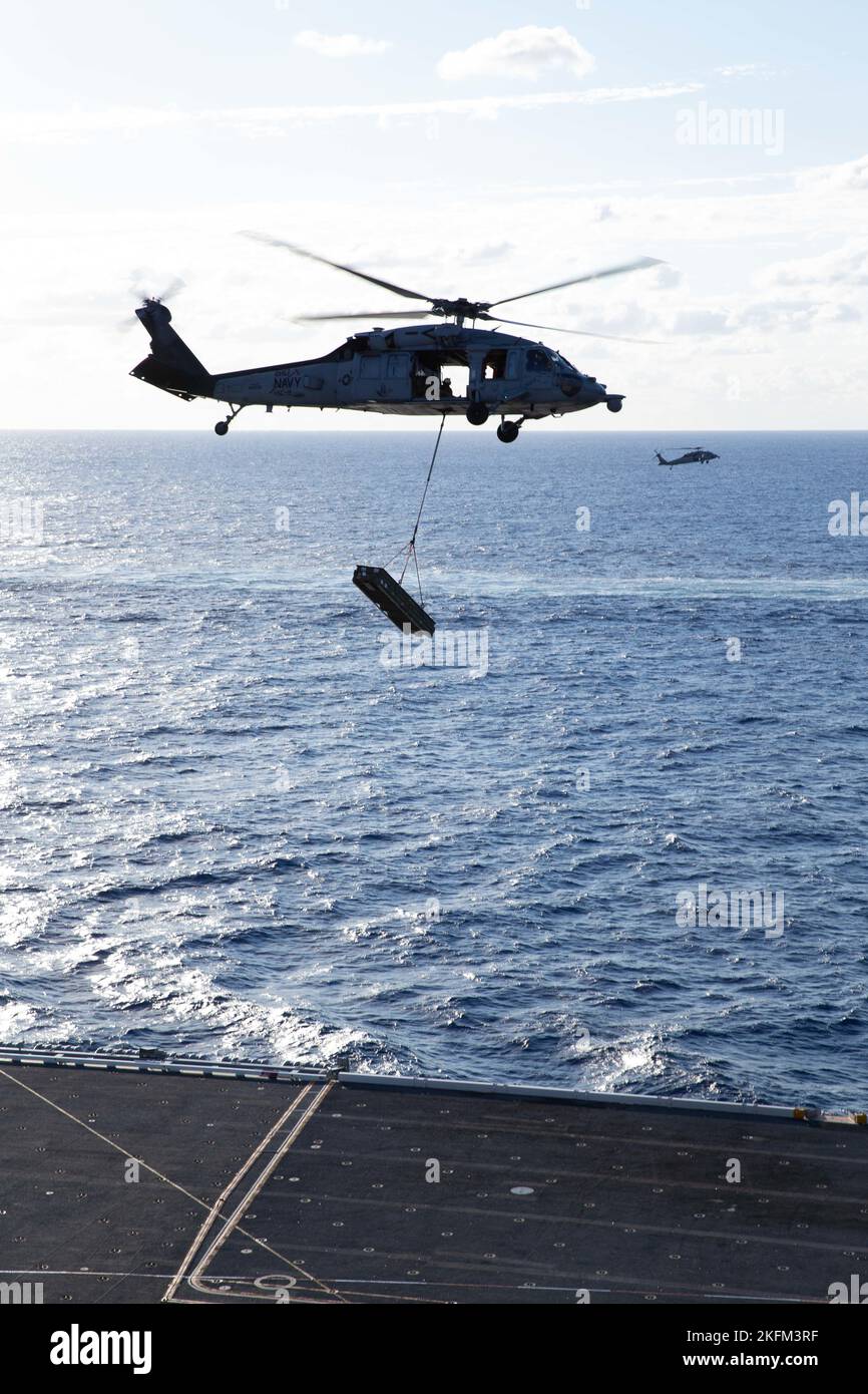 MH-60S Nighthawks, attached to the "Tridents" of Helicopter Sea Combat ...