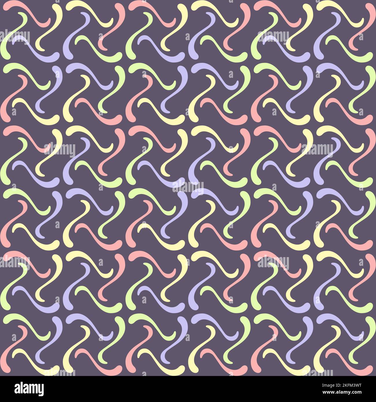 Seamless swirl pattern for prints, textile, web, advertising and any ...
