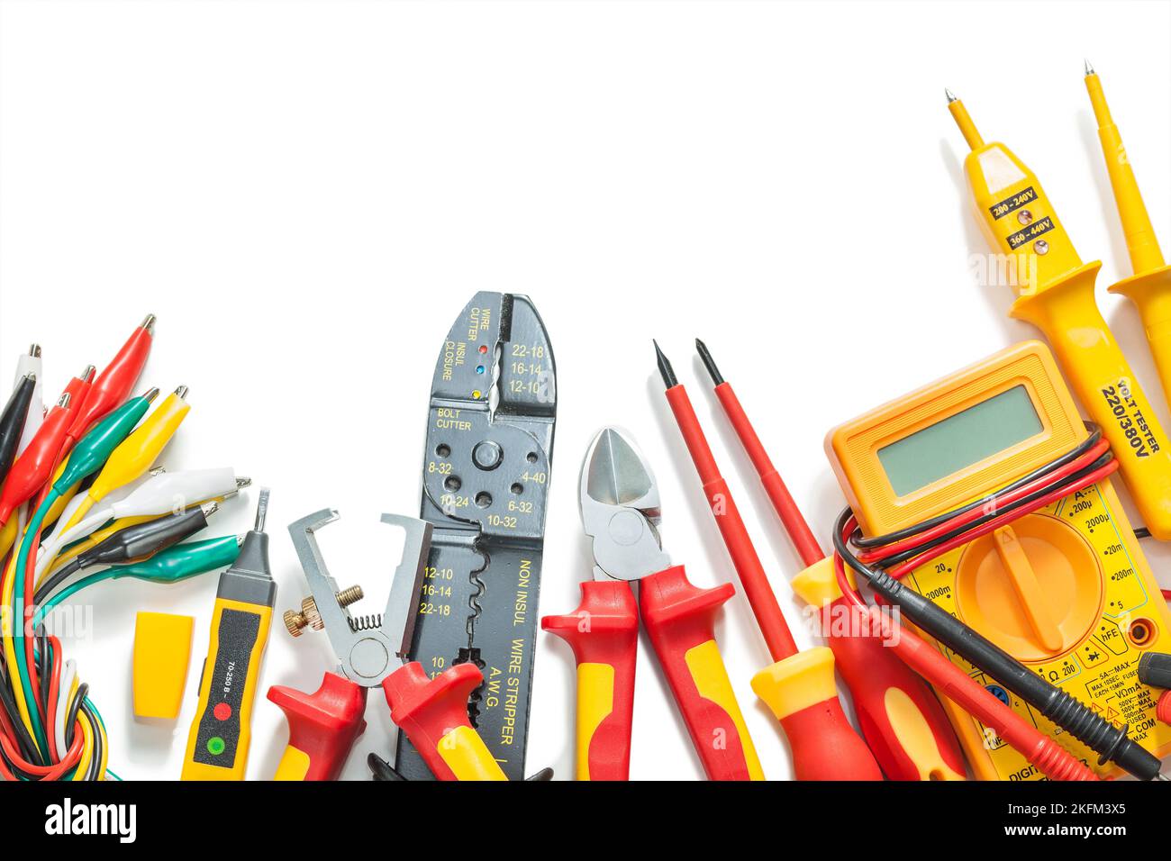 Electrical tester screwdriver isolated on hi-res stock photography and ...