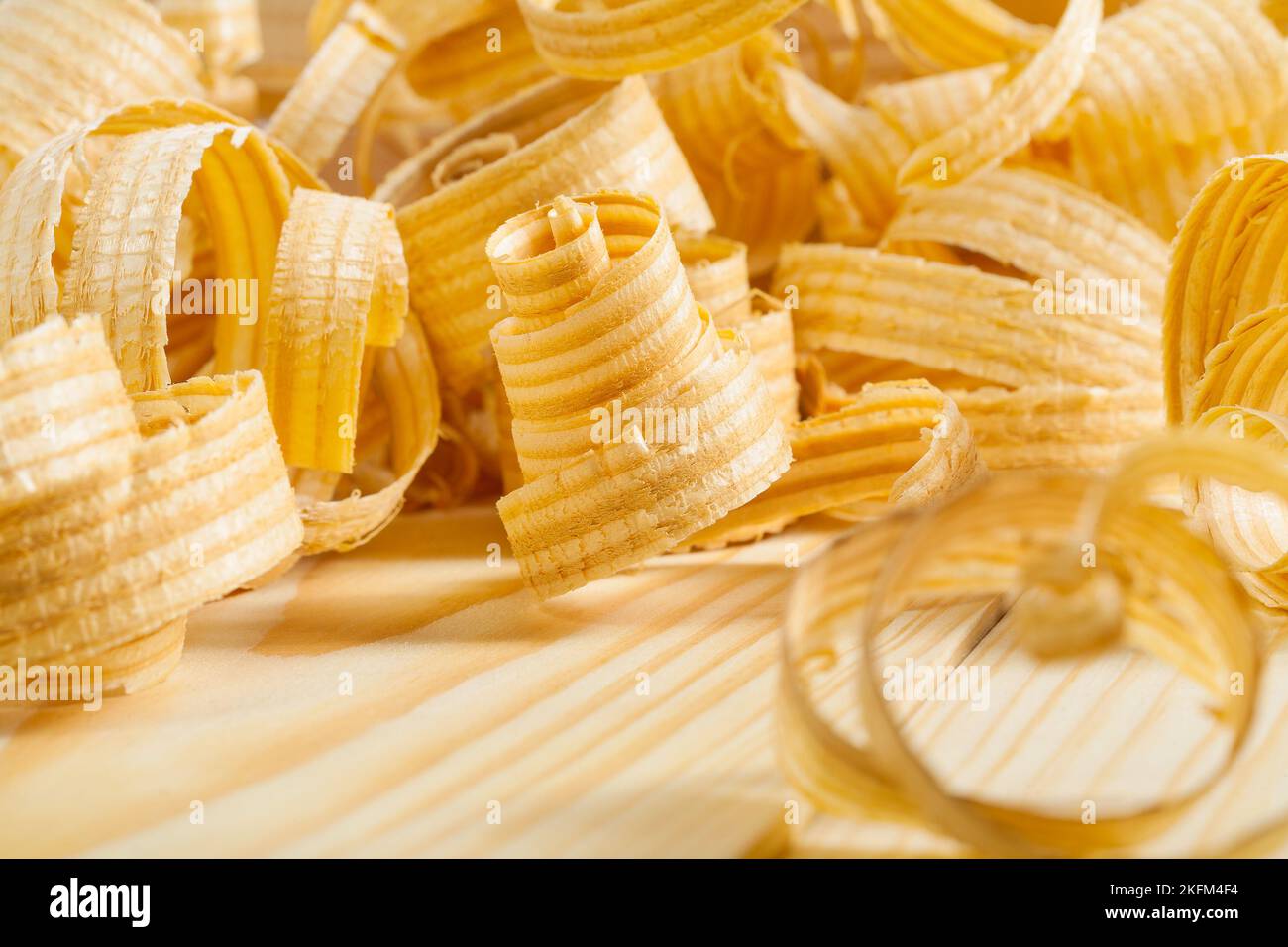 fresh wooden shavings Stock Photo - Alamy