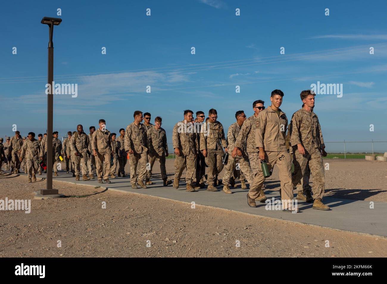U.S. Marines assigned to Marine Aviation Weapons and Tactics Squadron ...