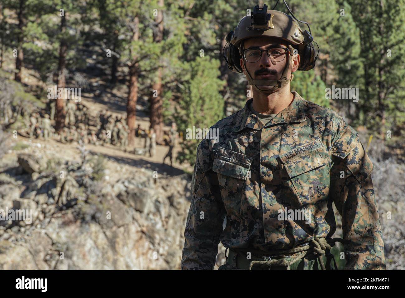 U.S. Marine Lance Cpl. Hampar Jacoub, a rifleman with Echo Company, 2nd ...