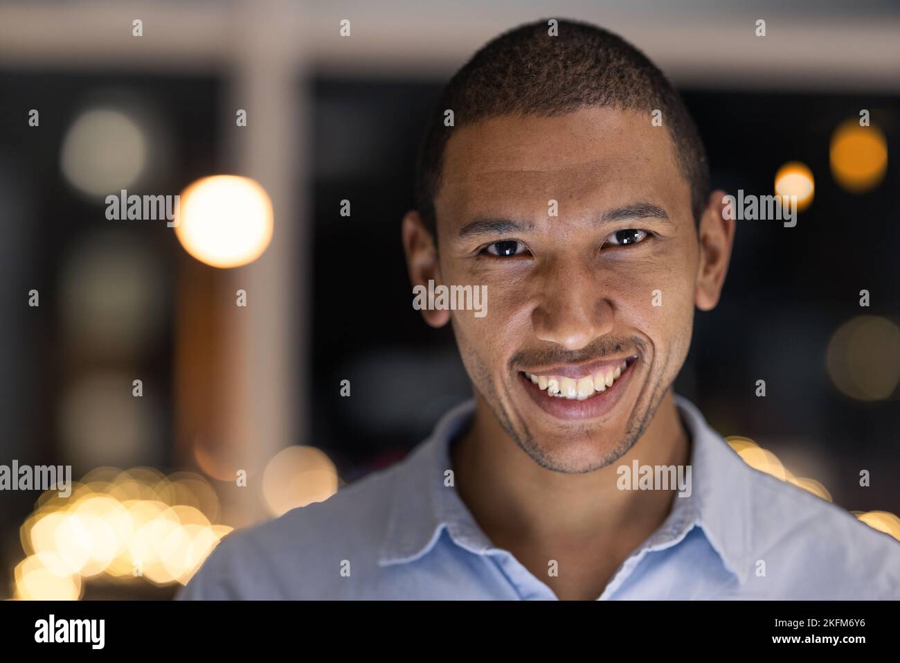 Business man portrait, smile and corporate worker ready for financial ...