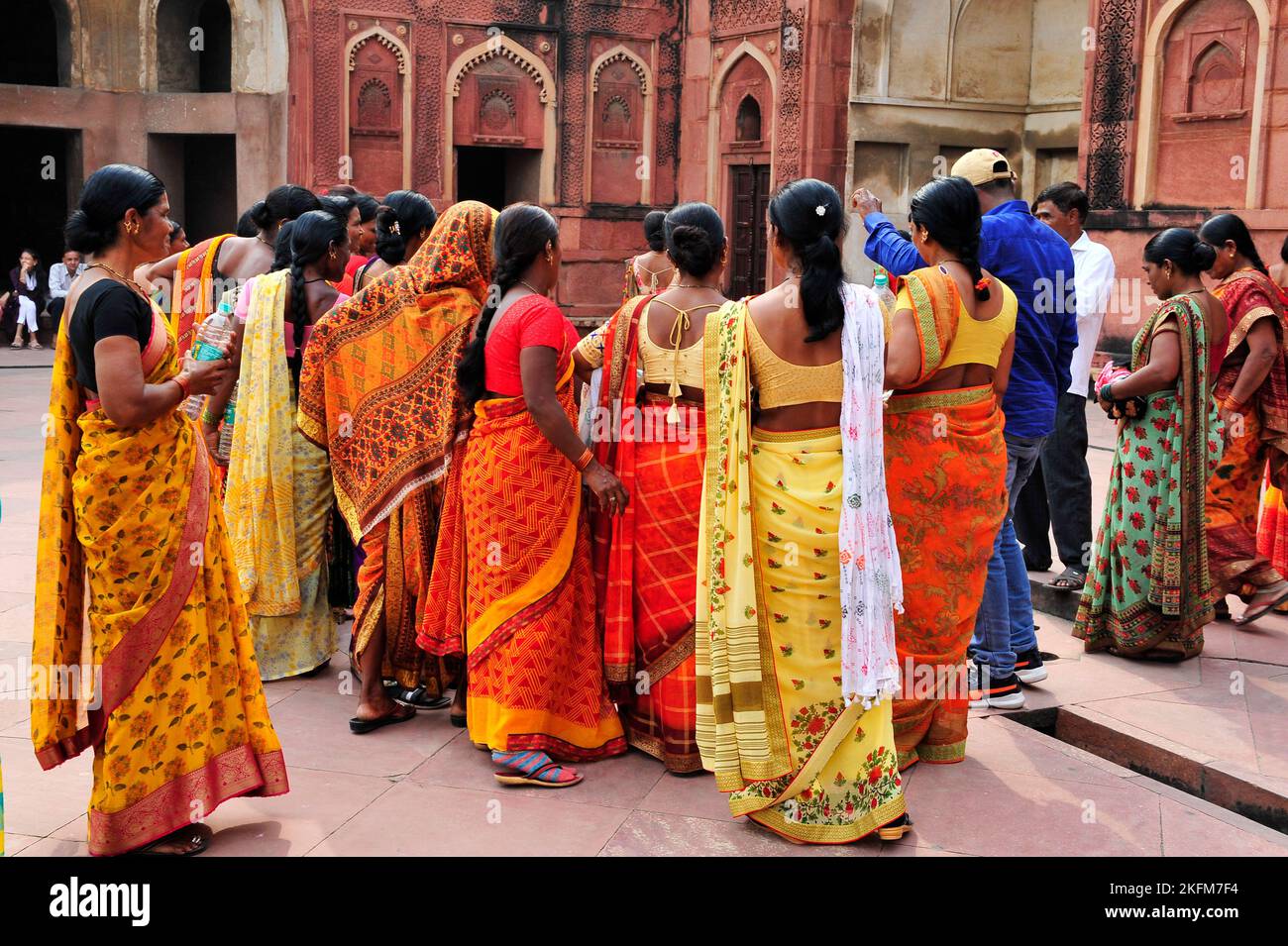 Women with typical clothing, India Stock Photo - Alamy
