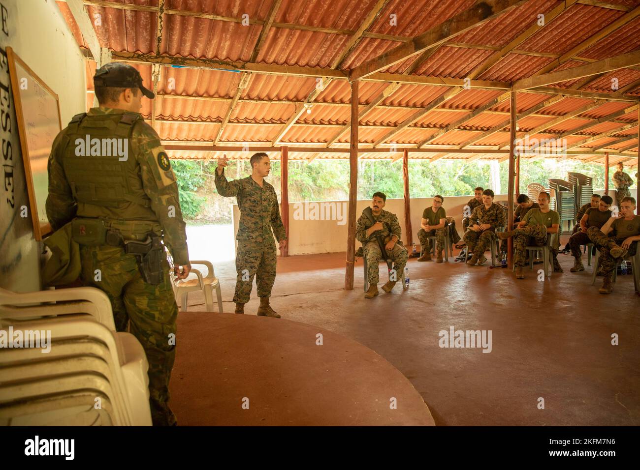 U.S. Marine Corps Capt. Christian Santiago, a Latin America foreign ...