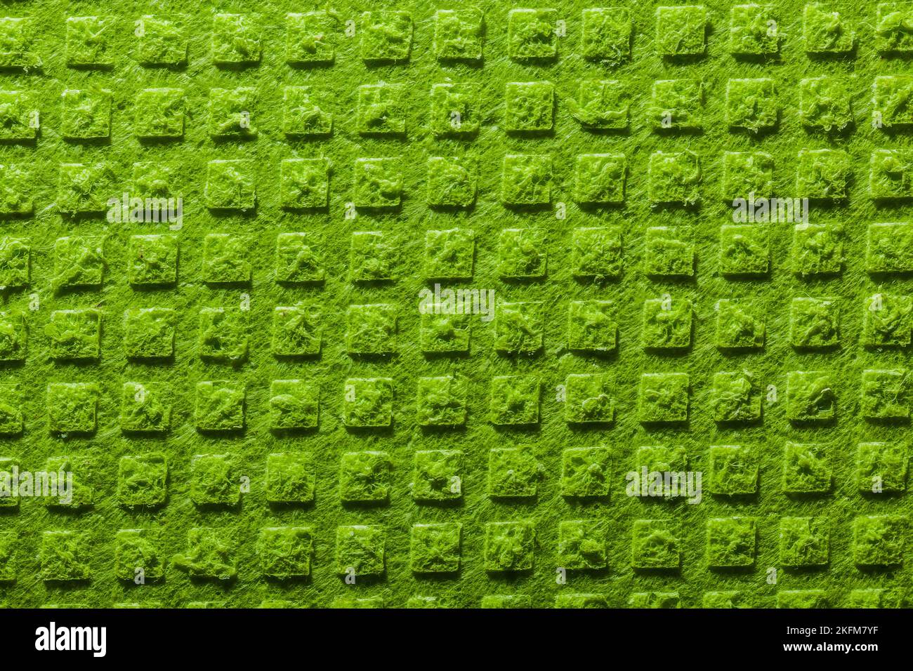New green kitchen washcloth background Stock Photo - Alamy
