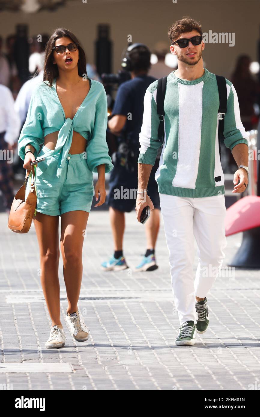 Pierre gasly and his girlfriend francisca cerqueira gomes hi-res stock ...