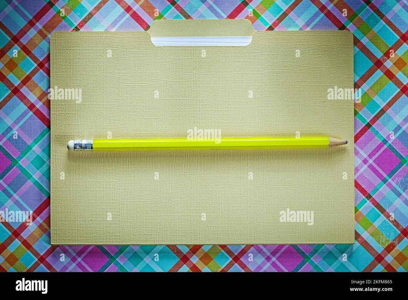 Cardboard office folder pencil hi-res stock photography and images - Alamy