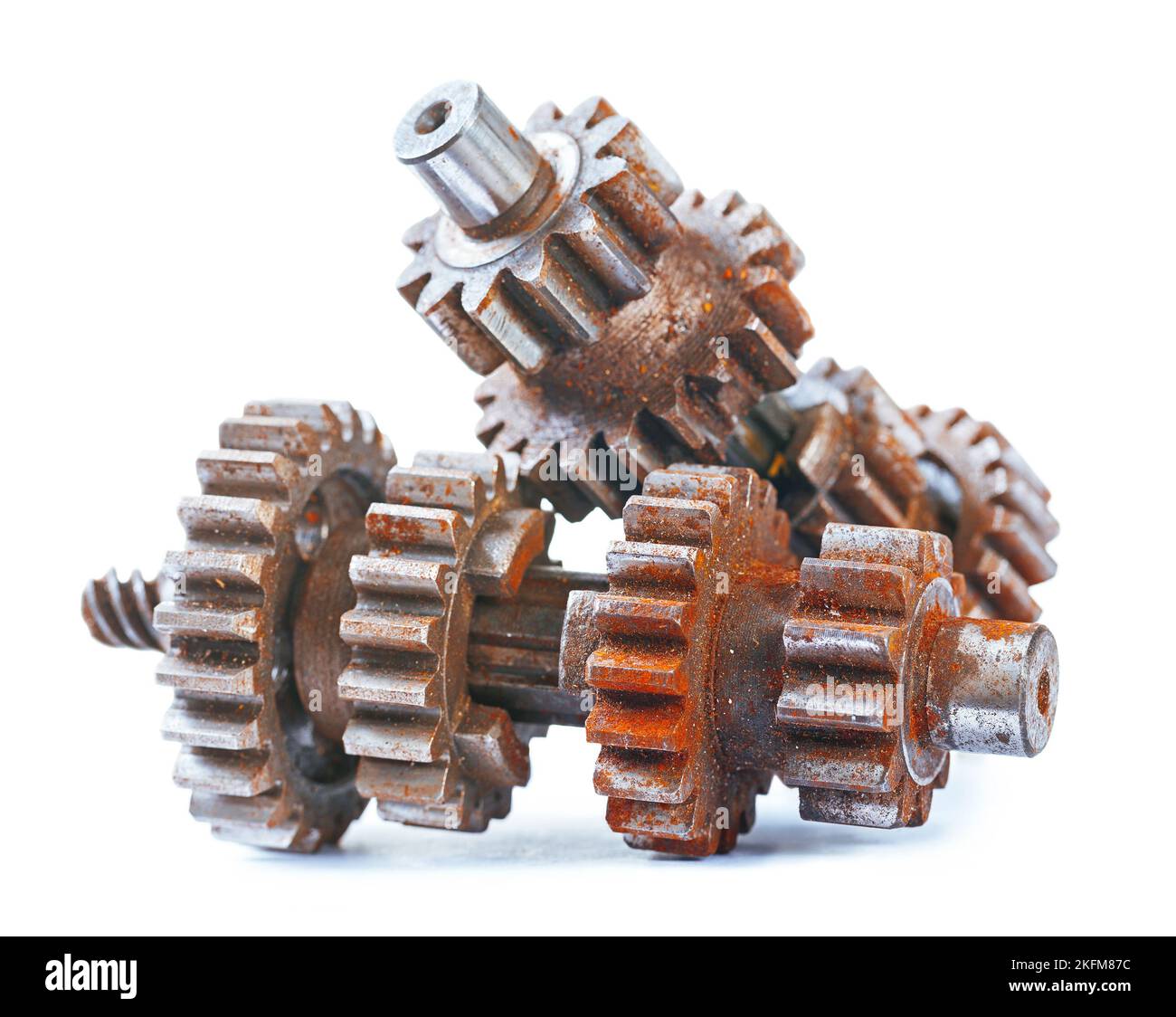 Rusted gear Cut Out Stock Images & Pictures - Alamy