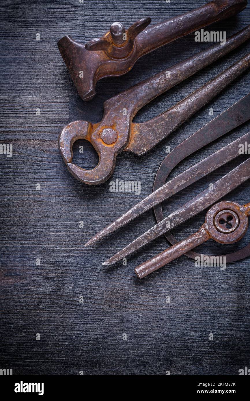 Old rusted tools hi-res stock photography and images - Alamy
