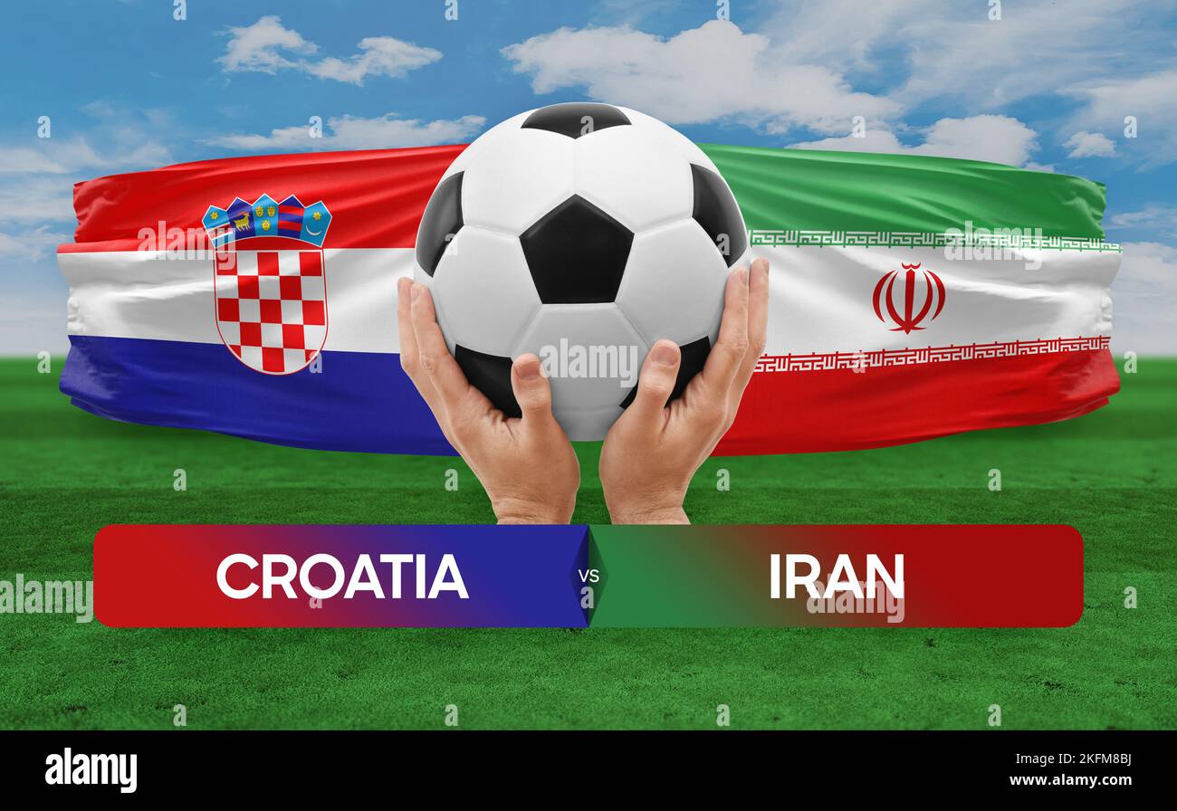Croatia vs Iran national teams soccer football match competition ...