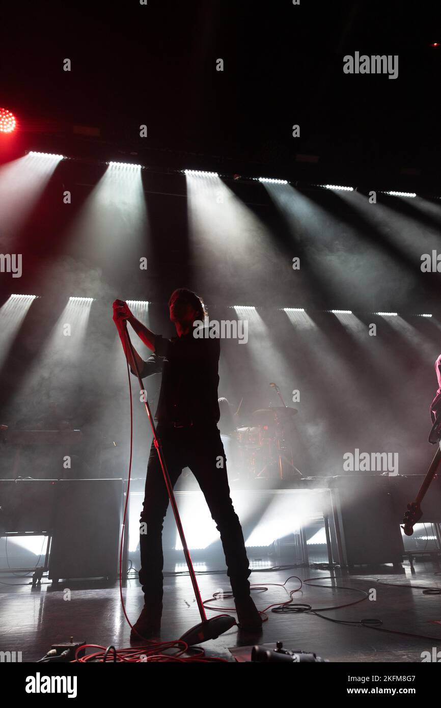 Milan, Italy, 18th Nov 2022. Phoenix perform live at Alcatraz in Milan ...