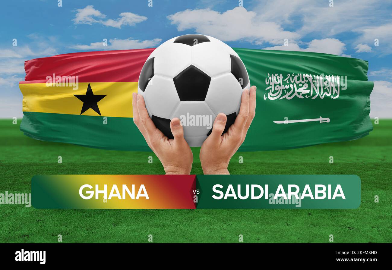 Saudi arabia ghana flag hi-res stock photography and images - Alamy
