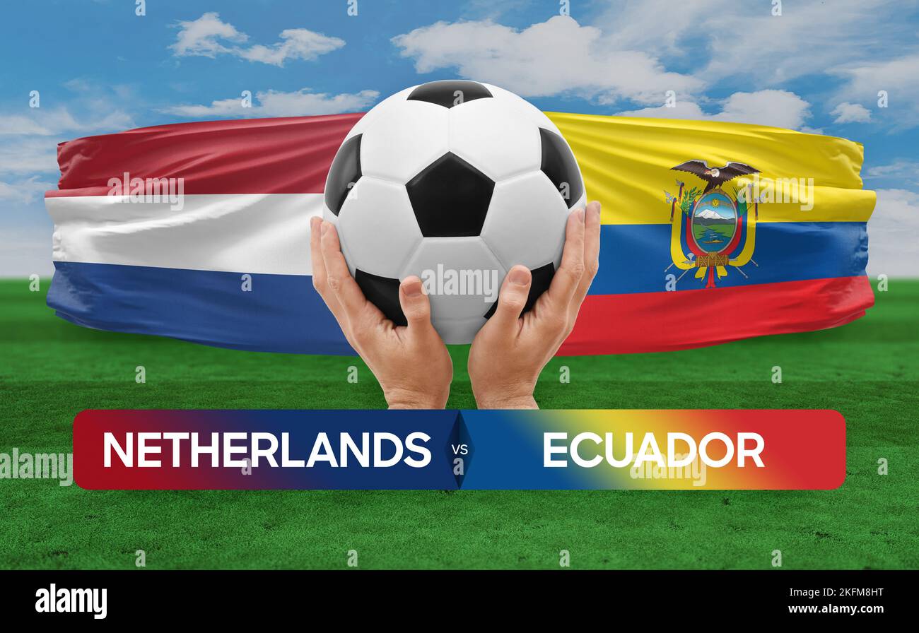Netherlands vs Ecuador national teams soccer football match competition ...