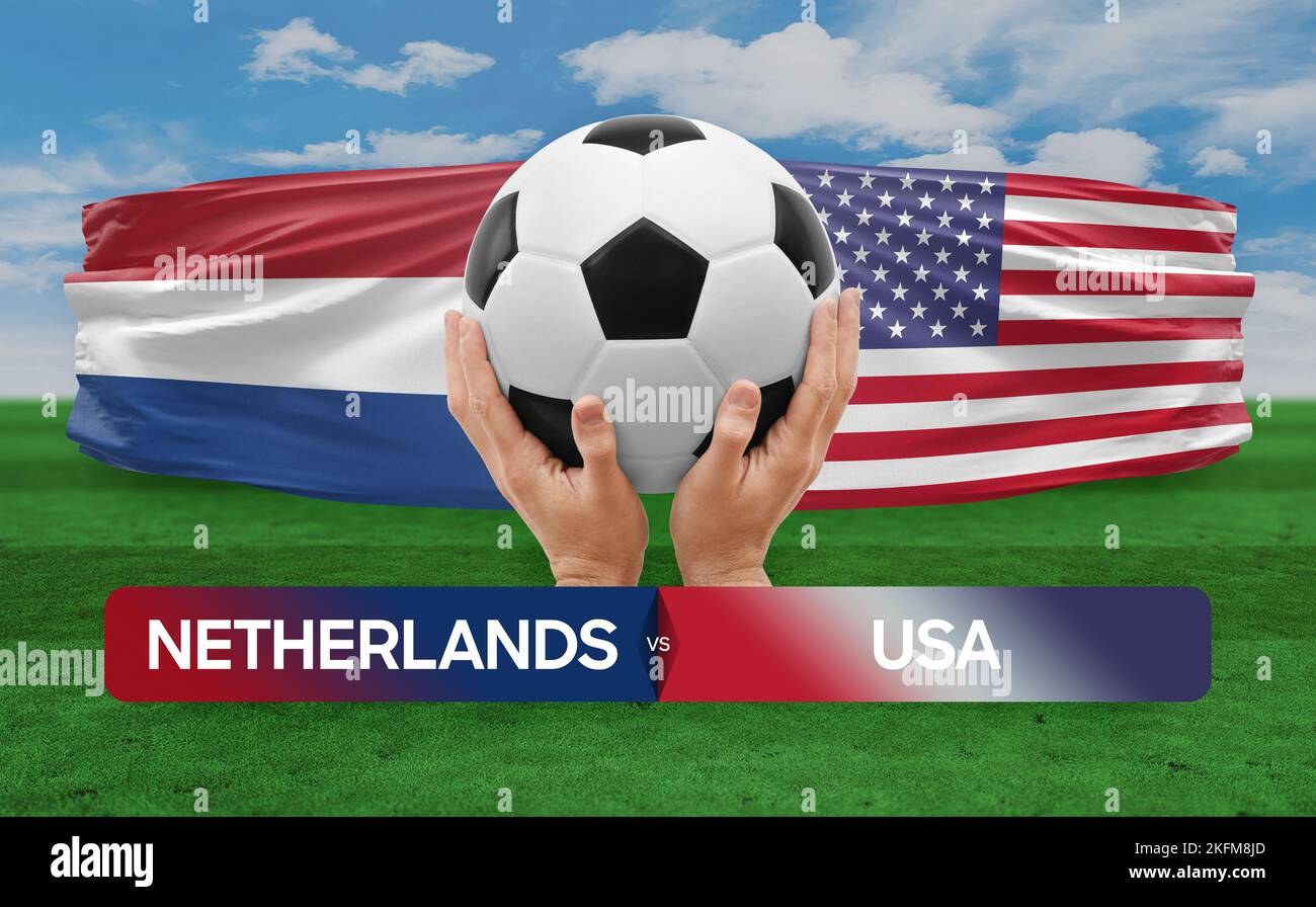 Netherlands vs USA national teams soccer football match competition ...