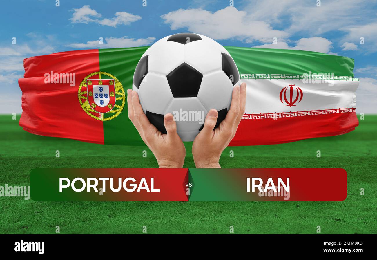 Portugal vs Iran national teams soccer football match competition ...