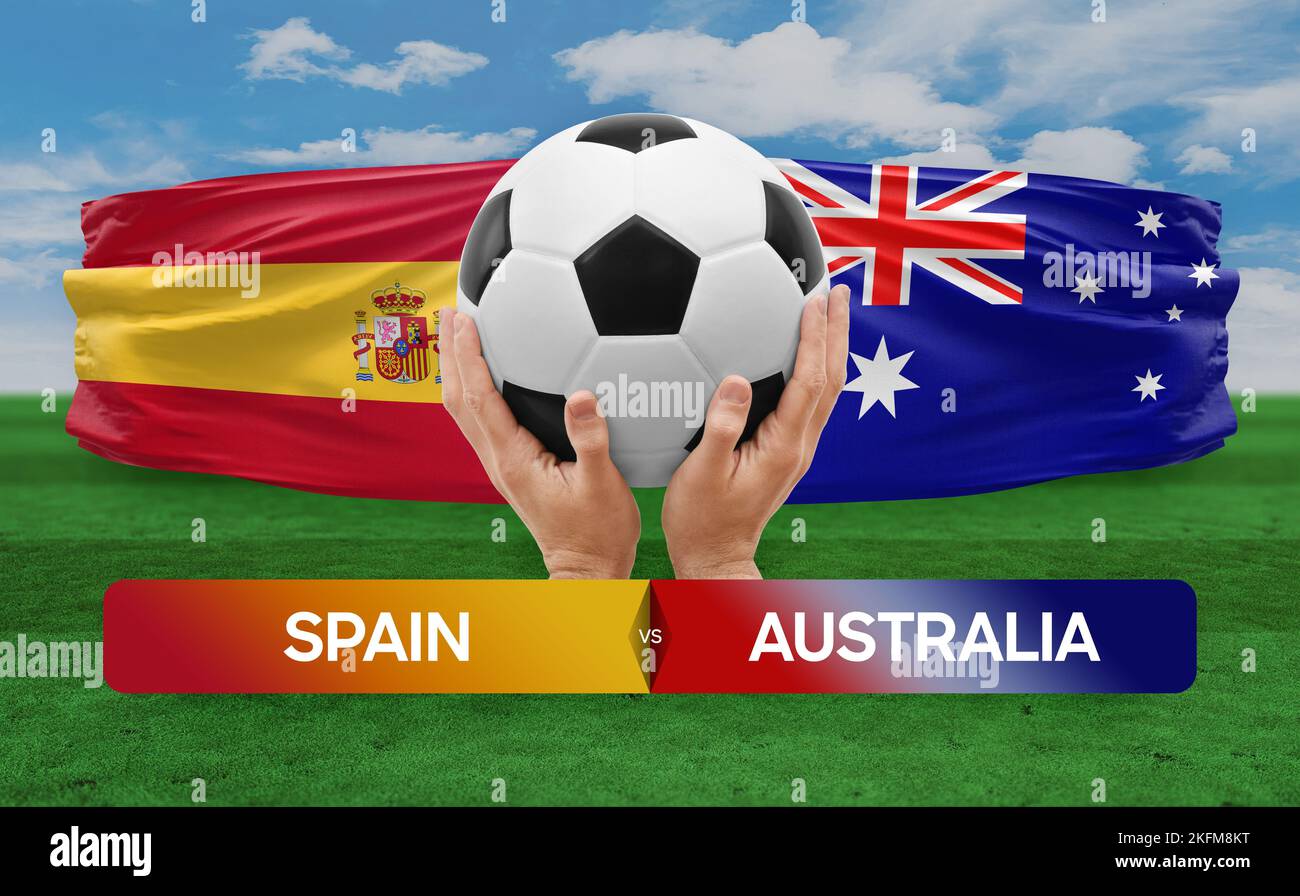 Spain vs australia national hi-res stock photography and images - Alamy