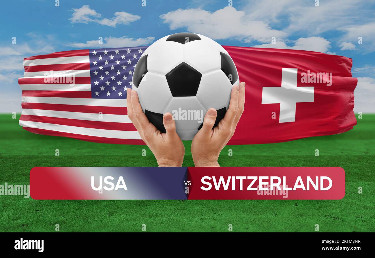USA vs Switzerland national teams soccer football match competition ...