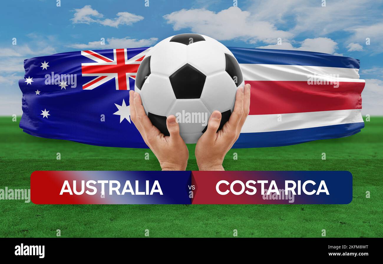 Australia vs Costa Rica national teams soccer football match ...