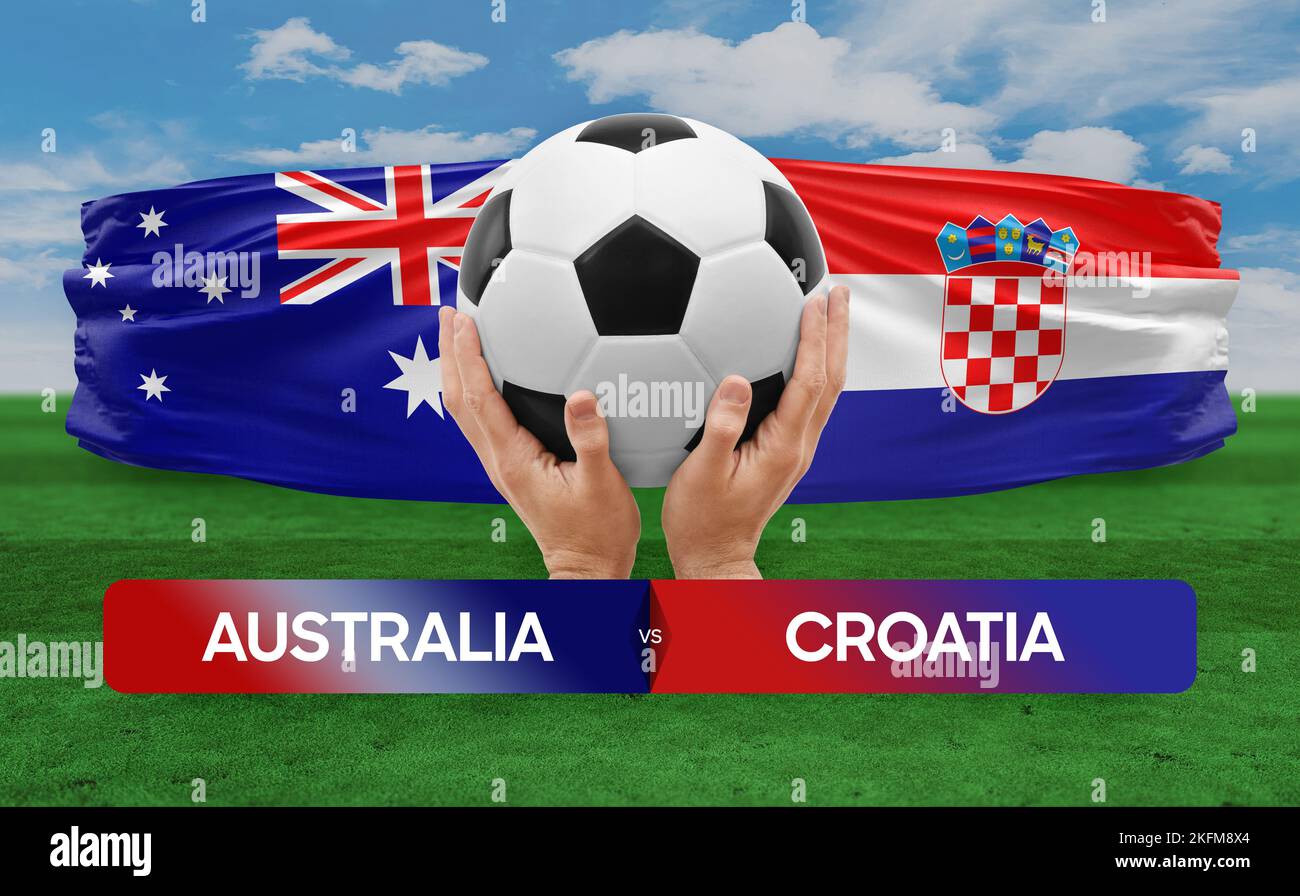 Australia vs Croatia national teams soccer football match competition ...