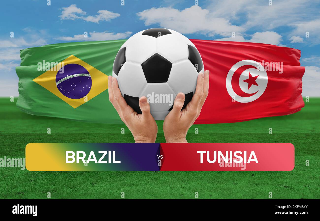 Brazil tunisia 2022 hi-res stock photography and images - Alamy
