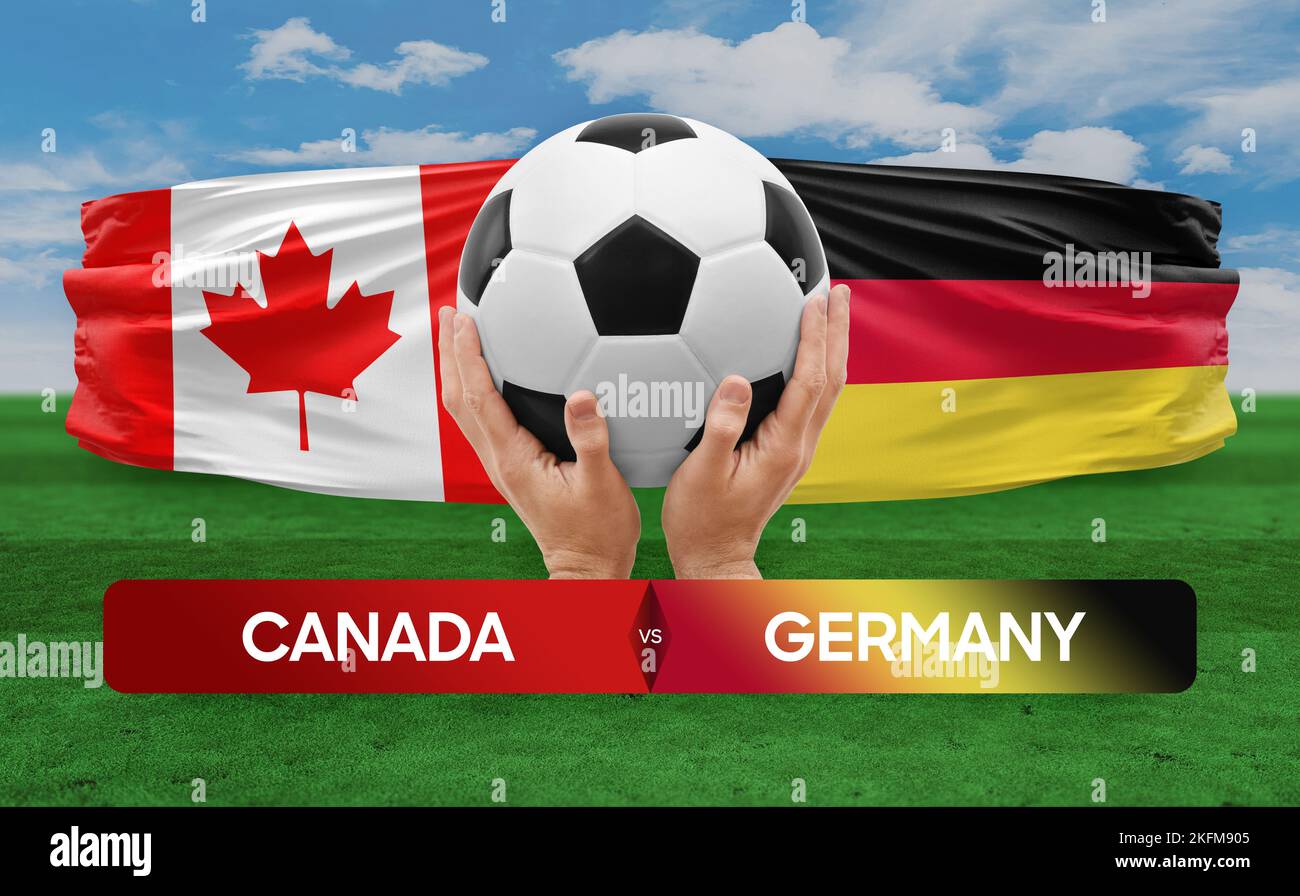 Canada vs Germany national teams soccer football match competition ...
