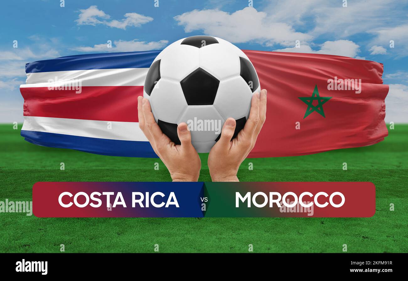 Morocco vs costa rica hi-res stock photography and images - Alamy