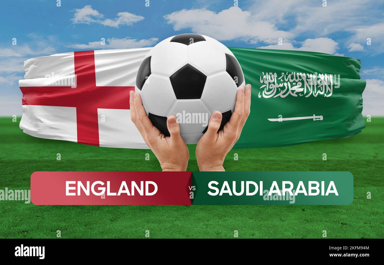 England vs Saudi Arabia national teams soccer football match ...