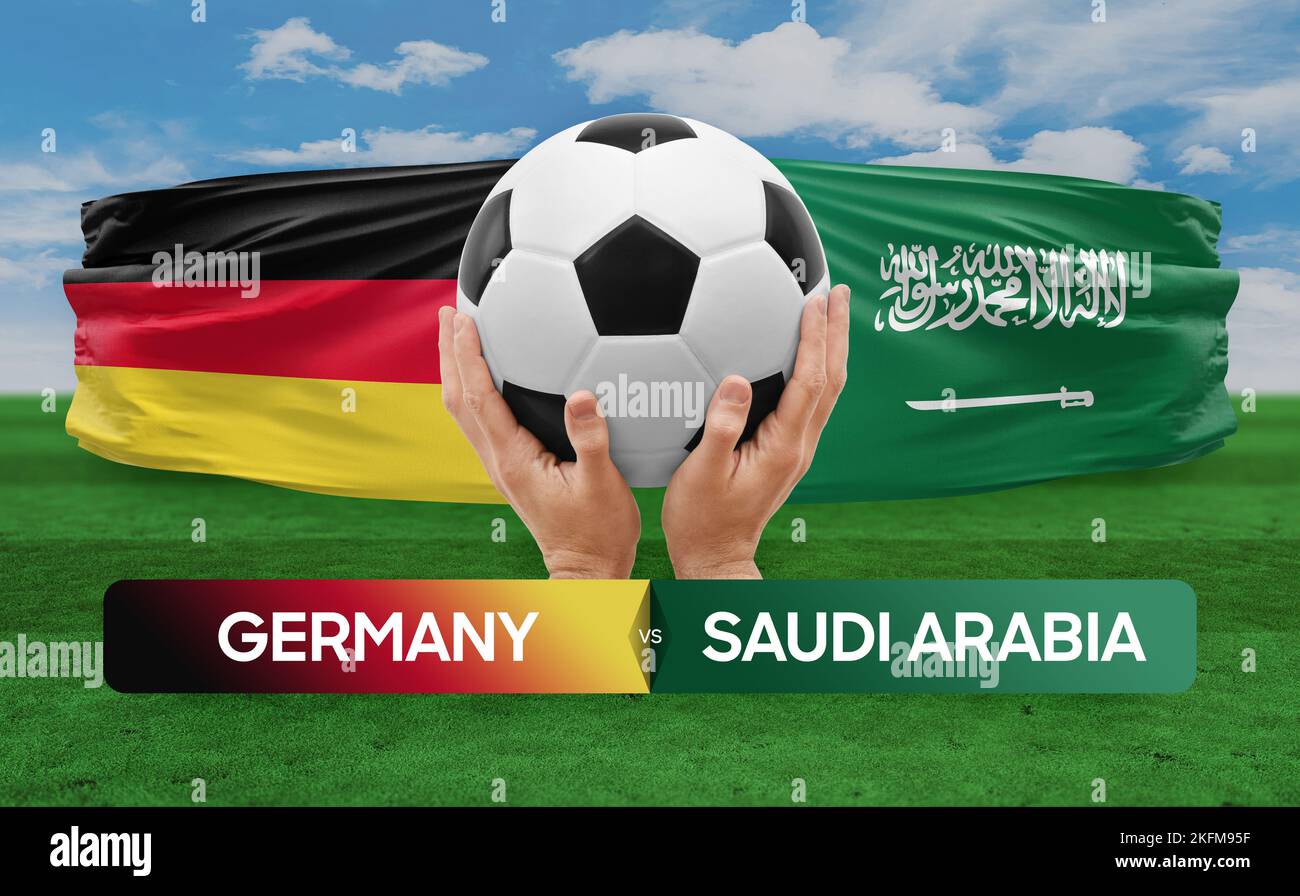 Germany vs Saudi Arabia national teams soccer football match ...