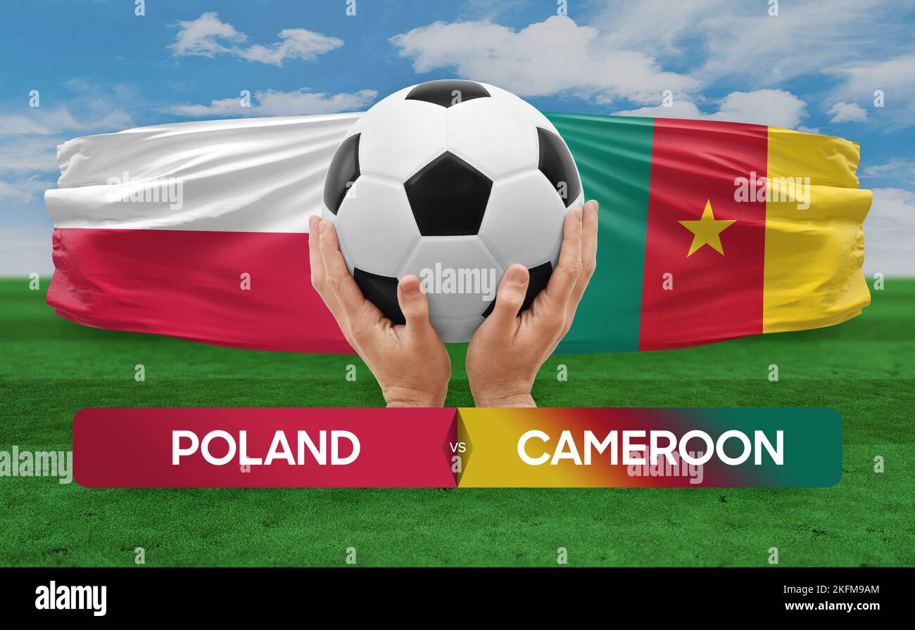 Poland vs Cameroon national teams soccer football match competition ...