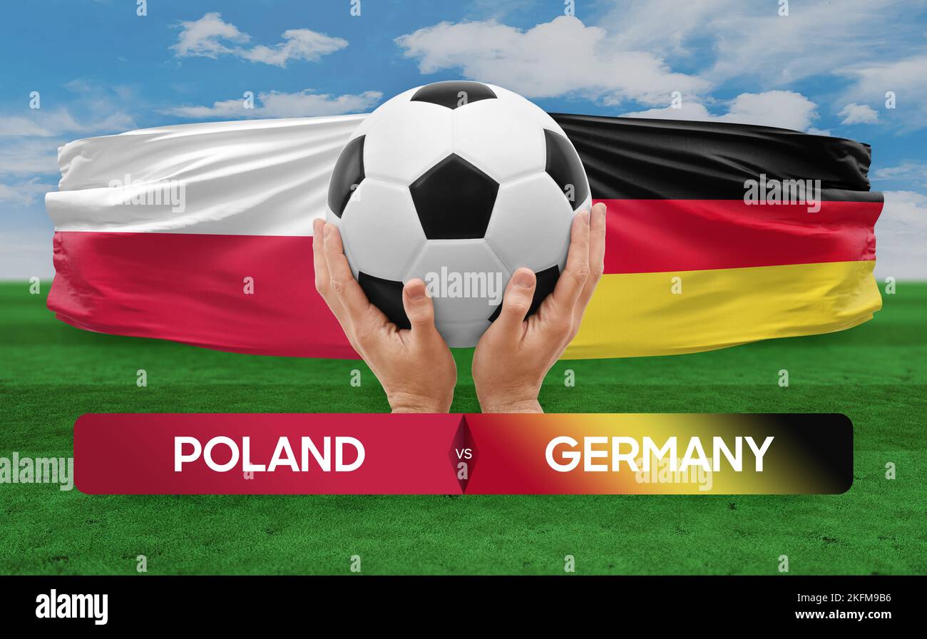 Poland vs Germany national teams soccer football match competition ...