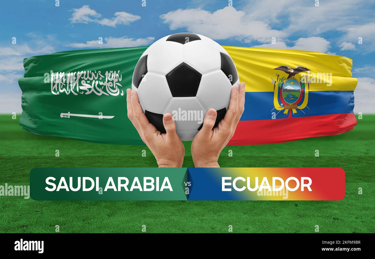 Ecuador saudi arabia flag hi-res stock photography and images - Alamy