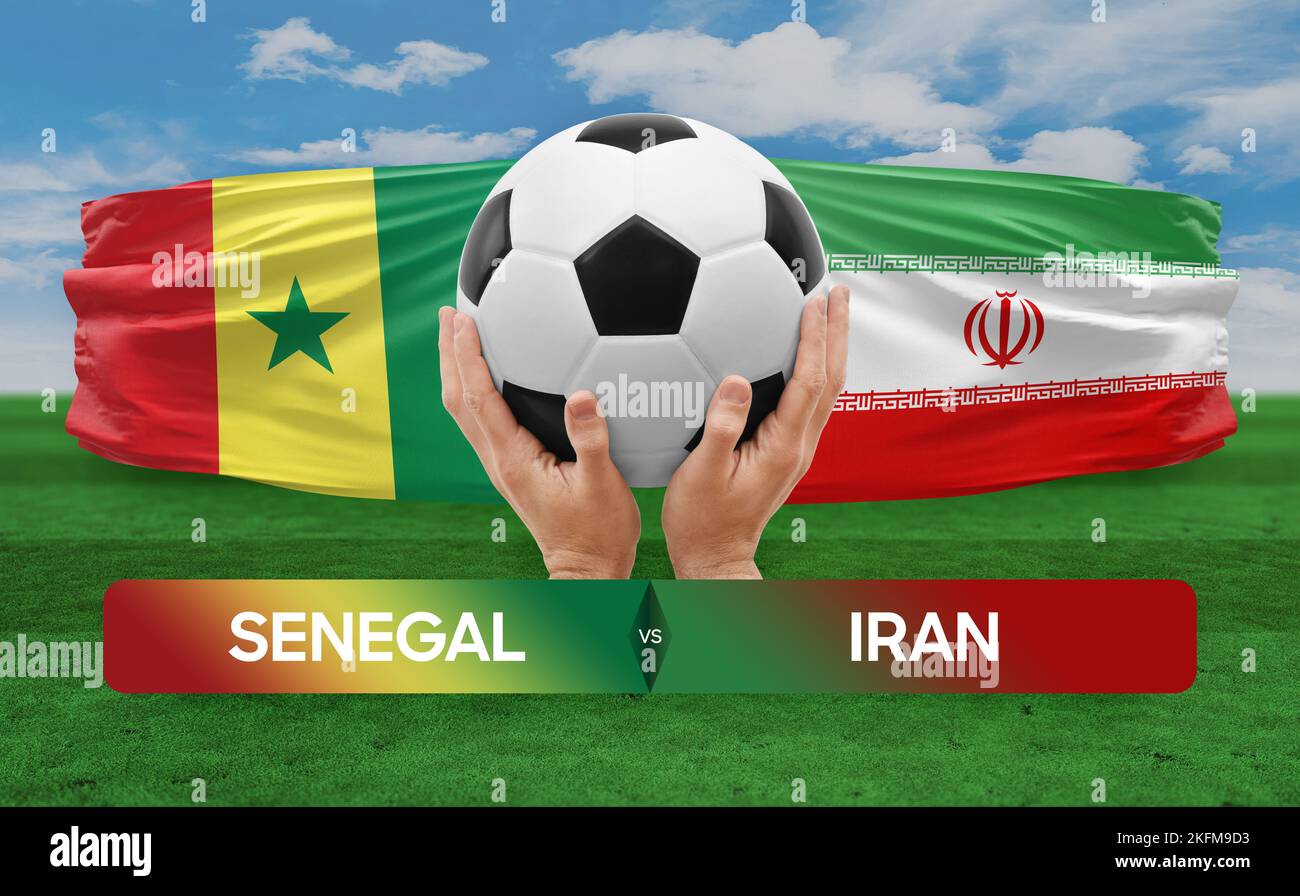 Senegal vs Iran national teams soccer football match competition ...