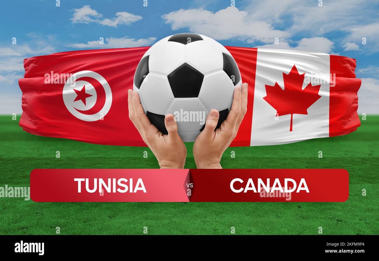 Tunisia vs Canada national teams soccer football match competition ...