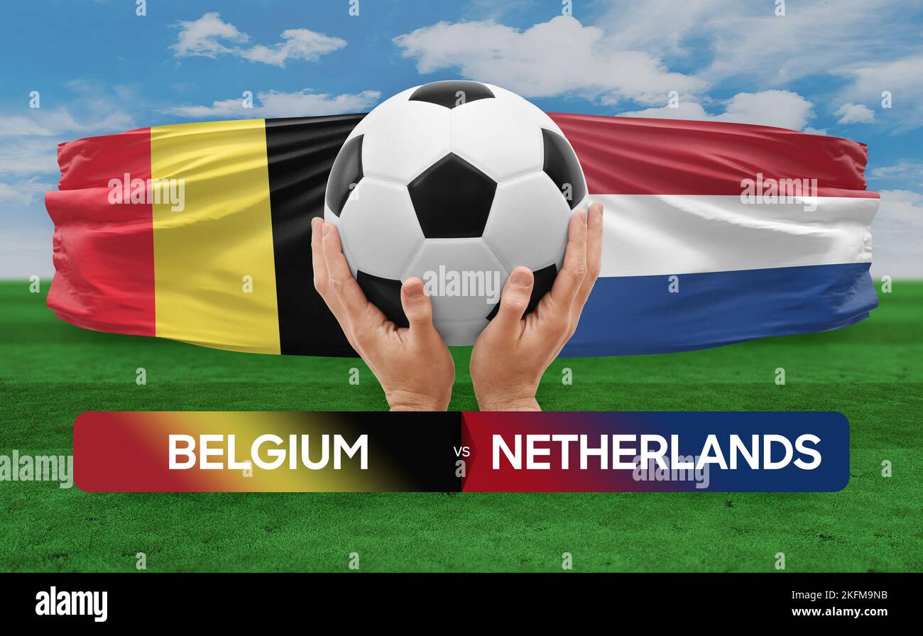 Belgium vs Netherlands national teams soccer football match competition ...