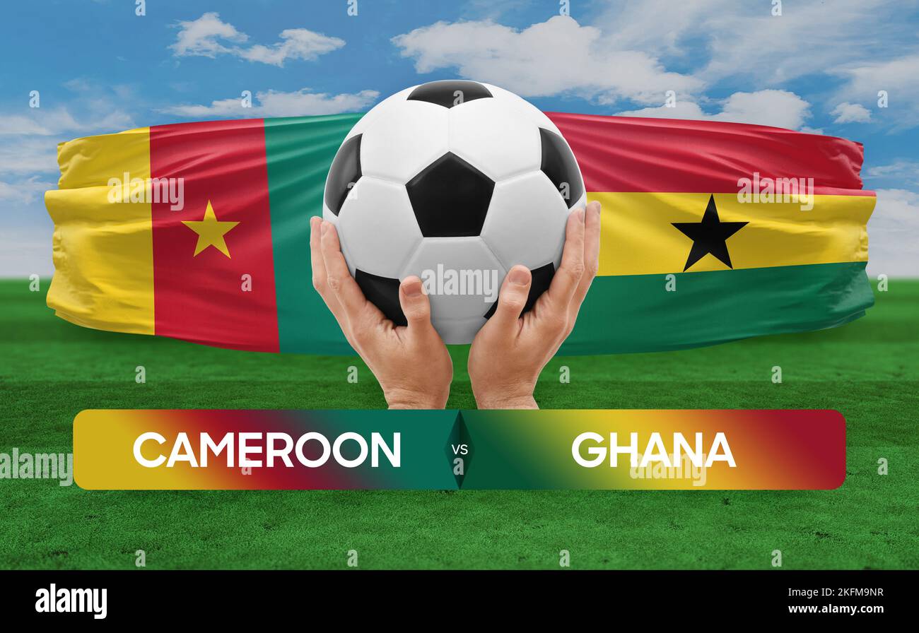 Cameroon vs Ghana national teams soccer football match competition ...