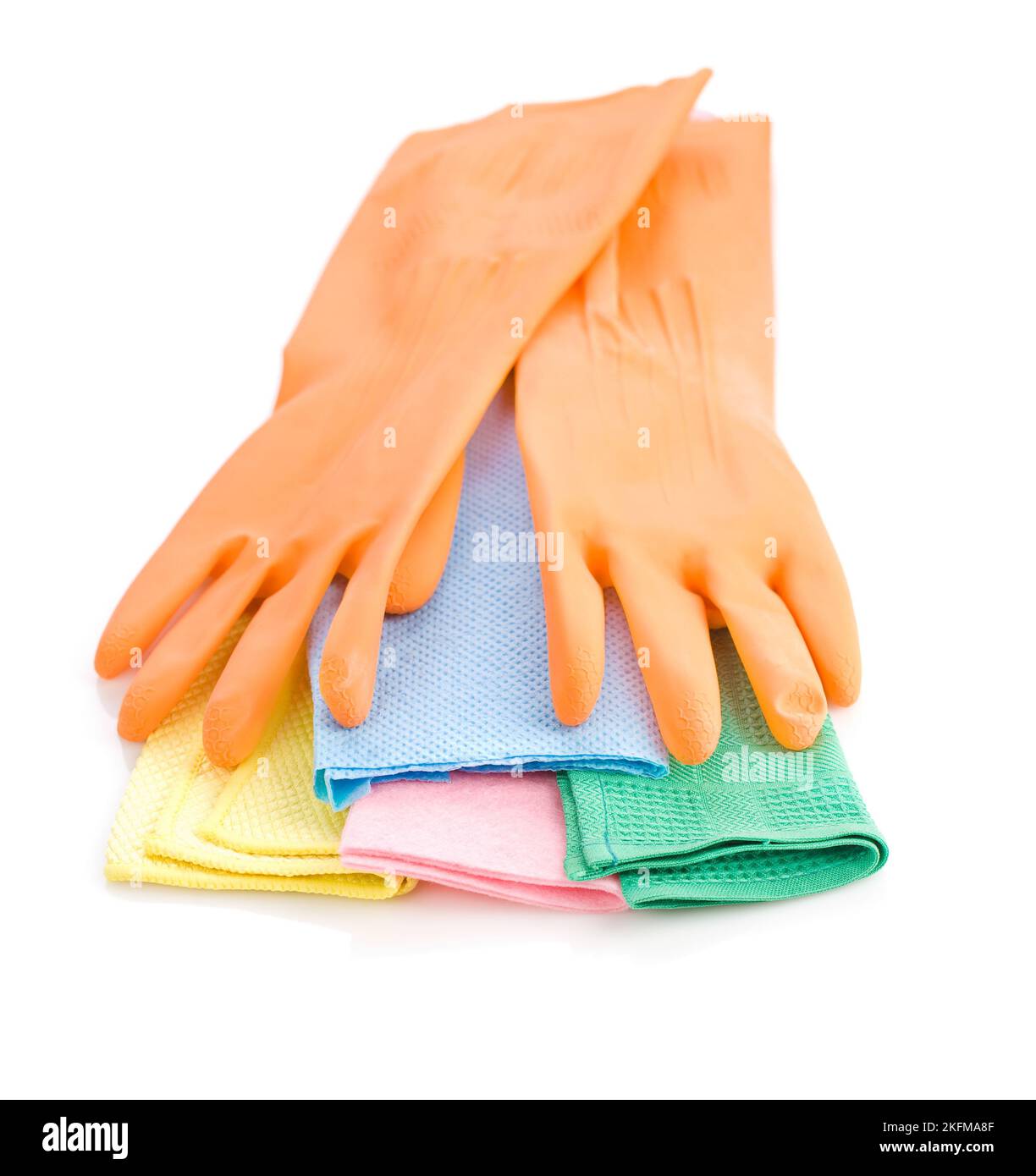 Pair green rubber cleaning hi-res stock photography and images - Alamy