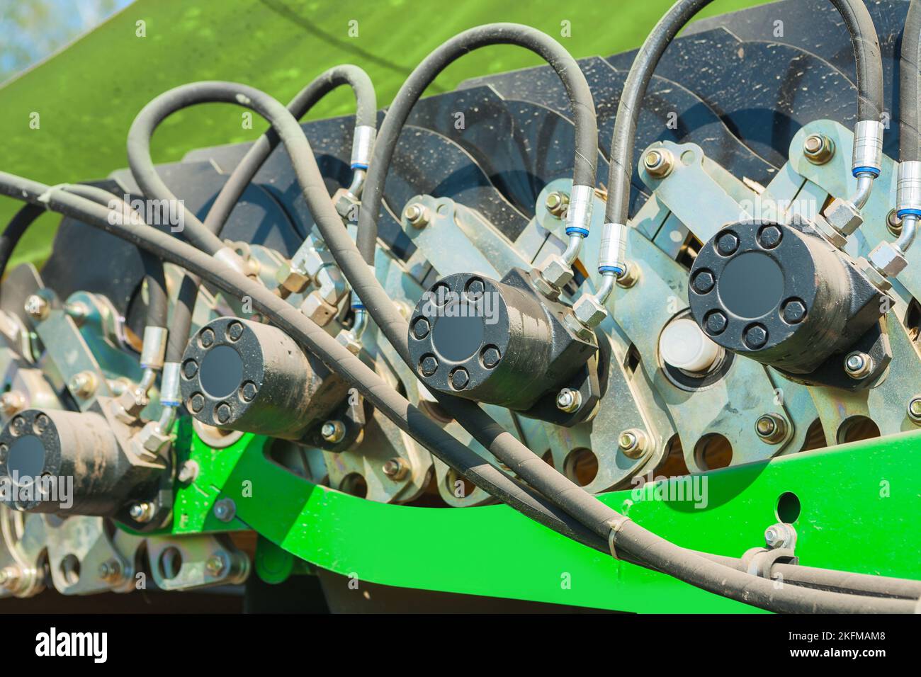 part of machine hidraulic conveyor drive Stock Photo - Alamy