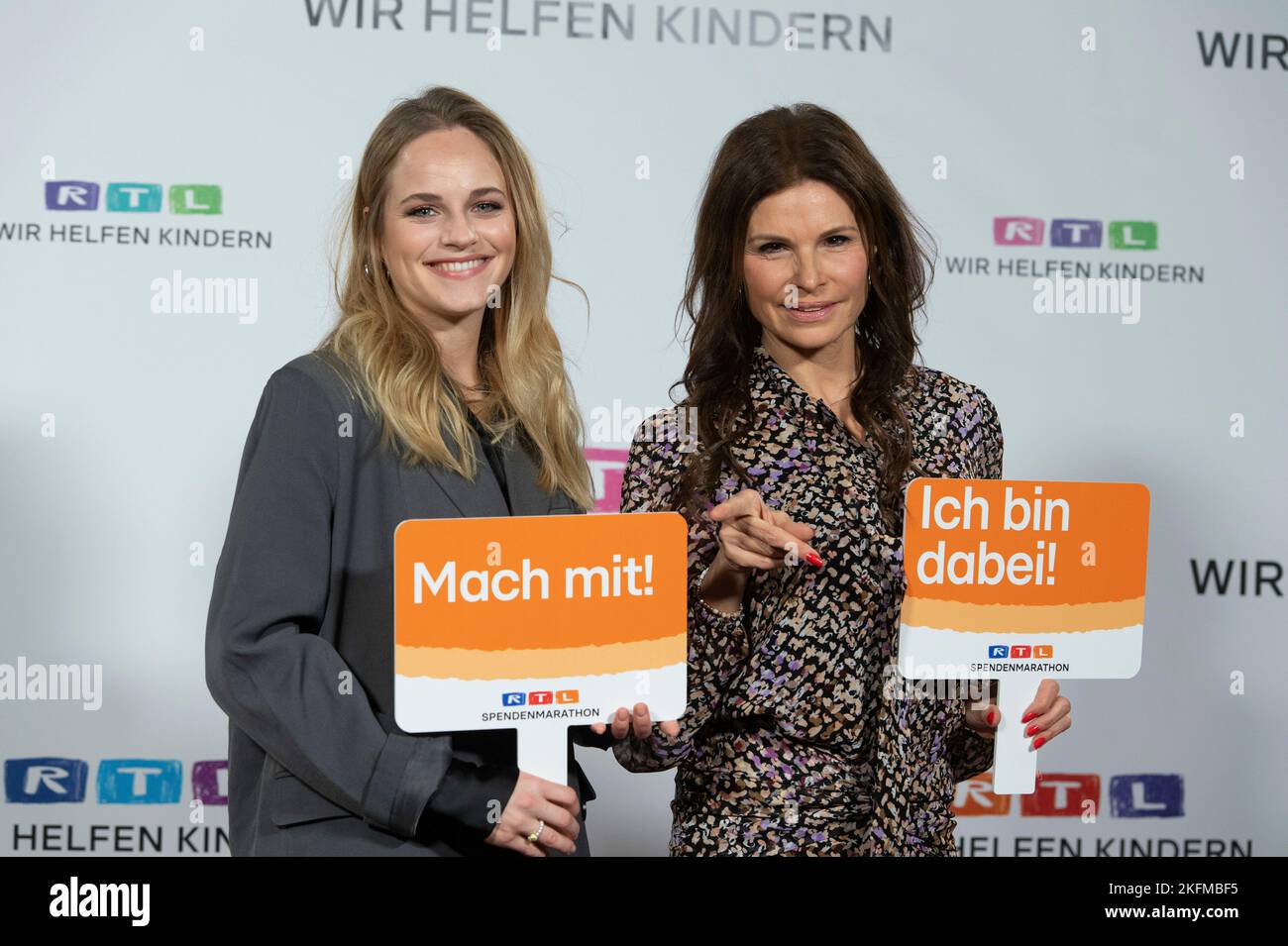 Carina KOLLER, actress, Tabea HEYNIG, actress, 27th RTL donation ...