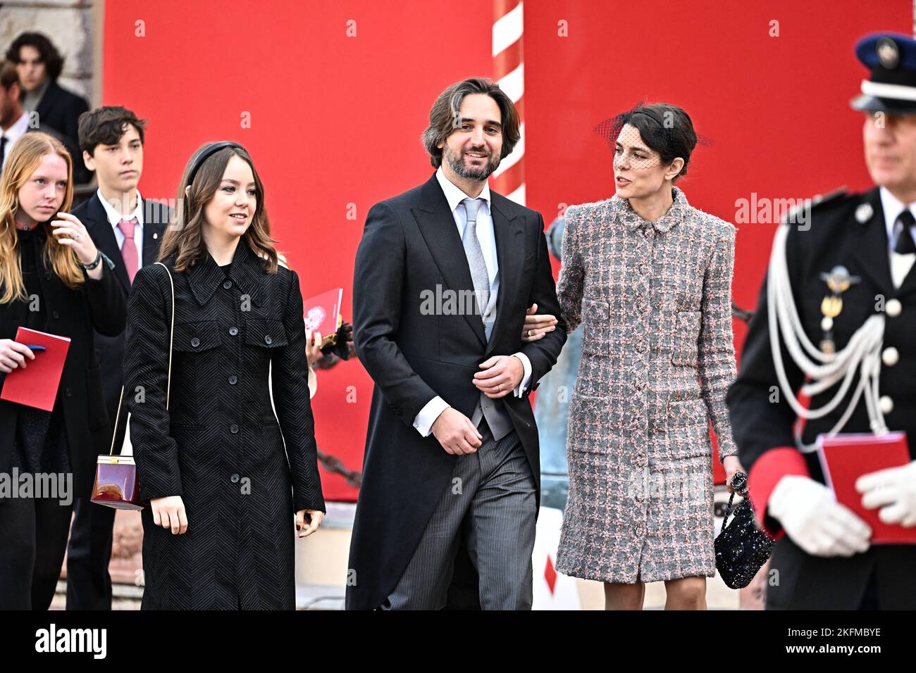 Princess Alexandra, Dimitri Rassam and Charlotte Casiraghi during the ...