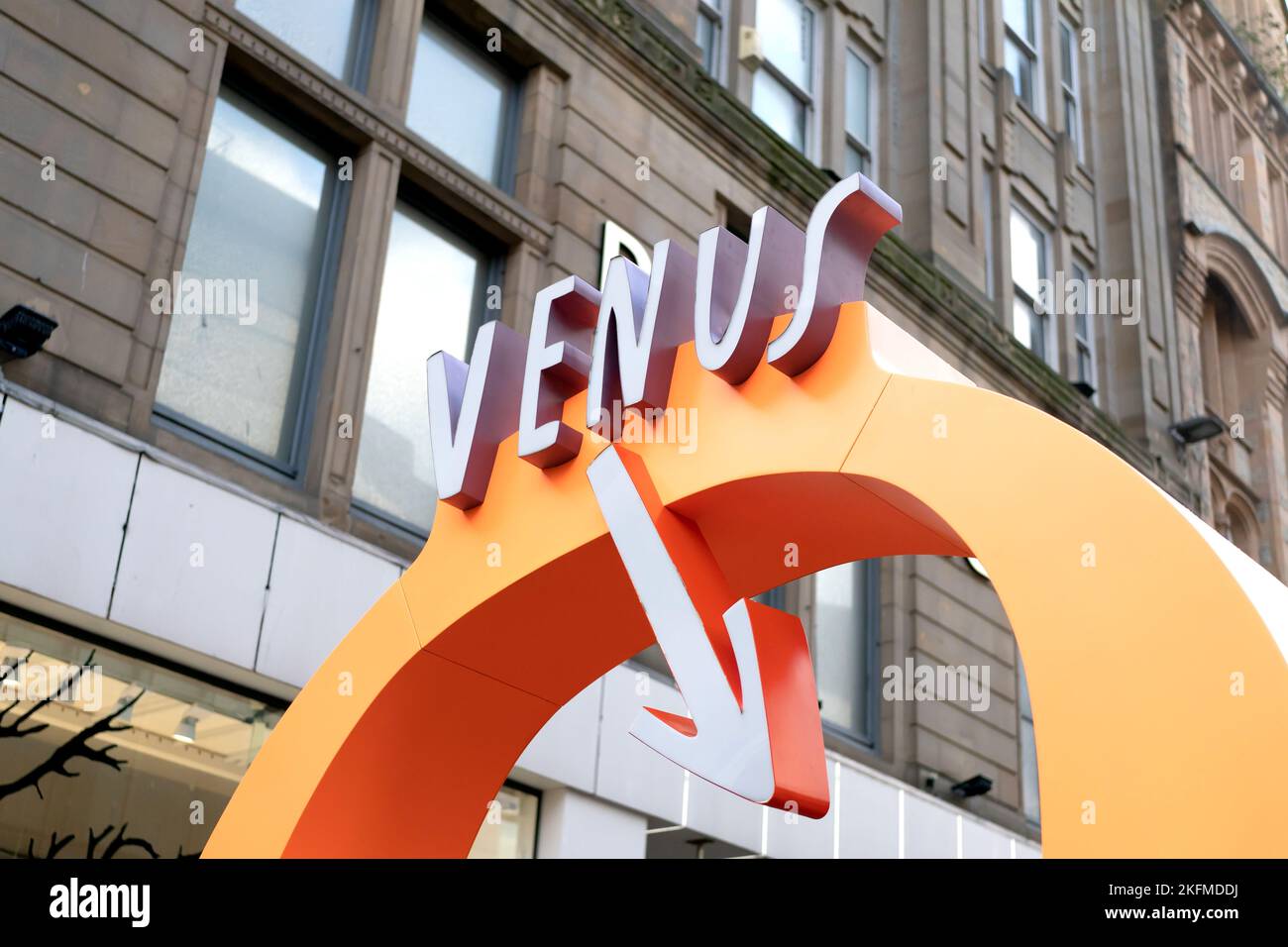 Venus, part of the Solar System Sculpture Tail on the high street in ...