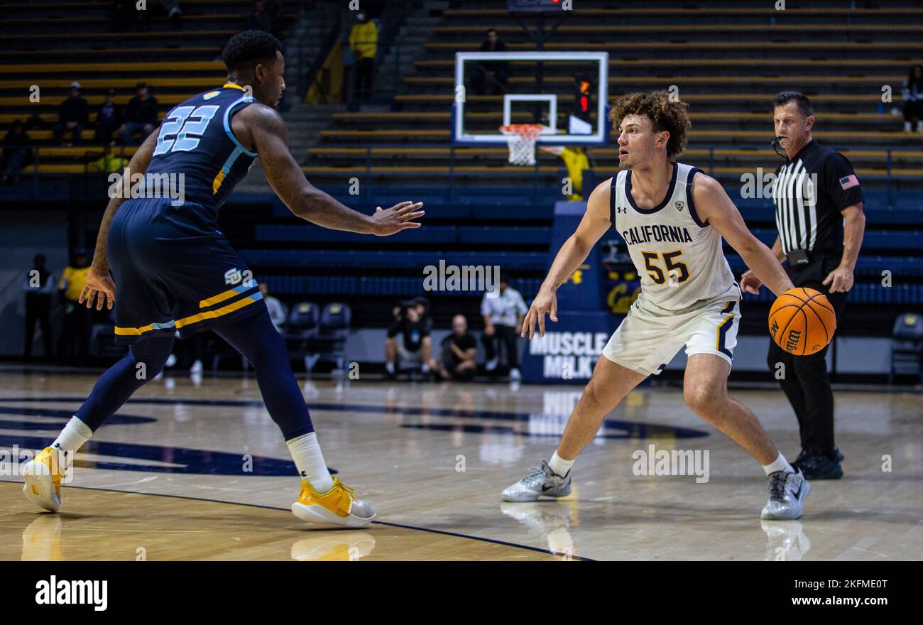 November 18 2022 Berkeley, CA U.S.A. California guard Devin Askew (55 ...