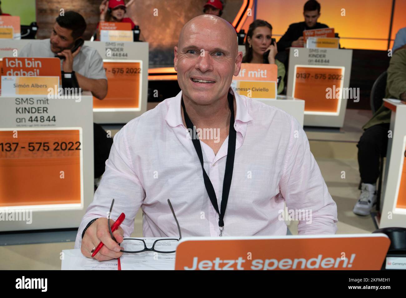 Thorsten LEGAT, former soccer player, 27th RTL donation marathon "We ...