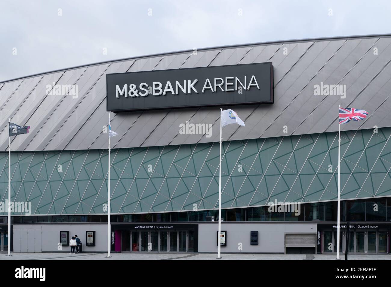 M&S Bank Arena, King's Dock, Liverpool Stock Photo - Alamy