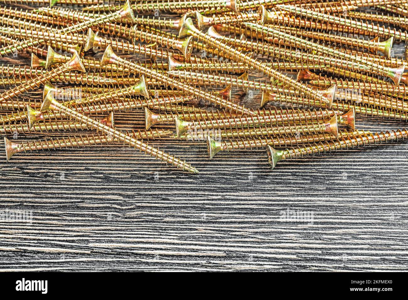 Copper screws hi-res stock photography and images - Alamy