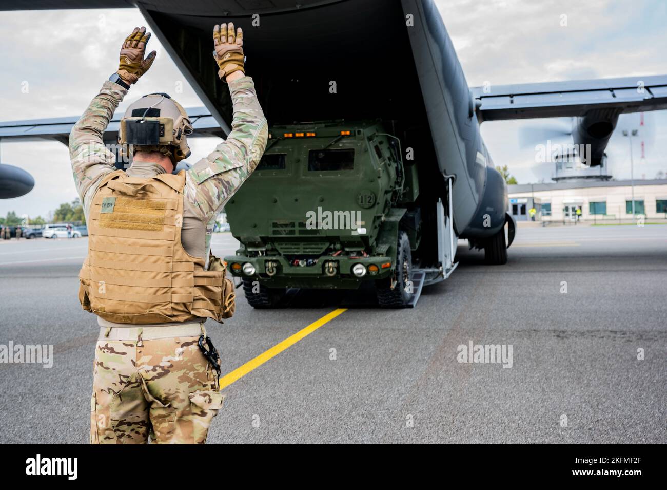 A U.S. Air Force loadmaster assigned to the 352d Special Operations ...