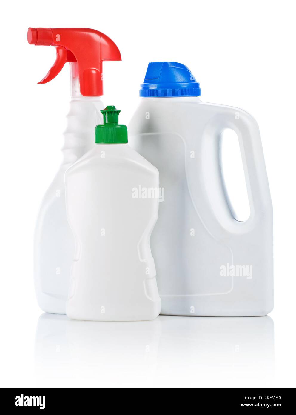 Three sanitary spray plastic Cut Out Stock Images & Pictures - Alamy