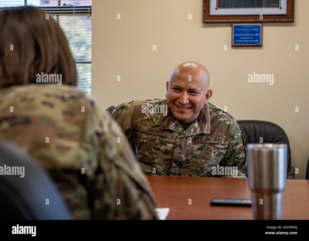 JOINT BASE LANGLEY-EUSTIS, Va. – U.S. Air Force Chief Master Sgt. Pedro ...