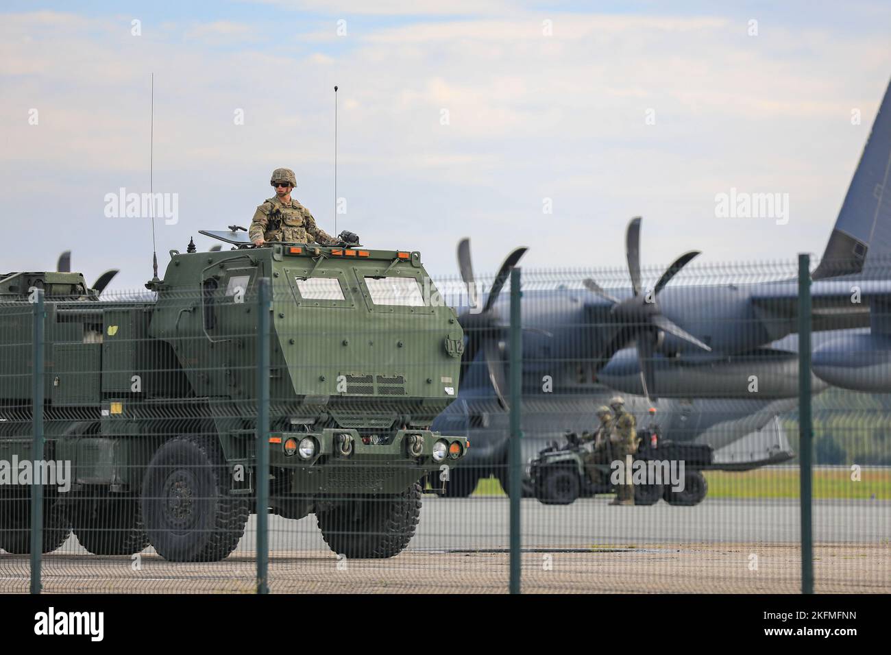 U.S. Army Sgt. Jacob J. Keefe, a High Mobility Artillery Rocket System ...