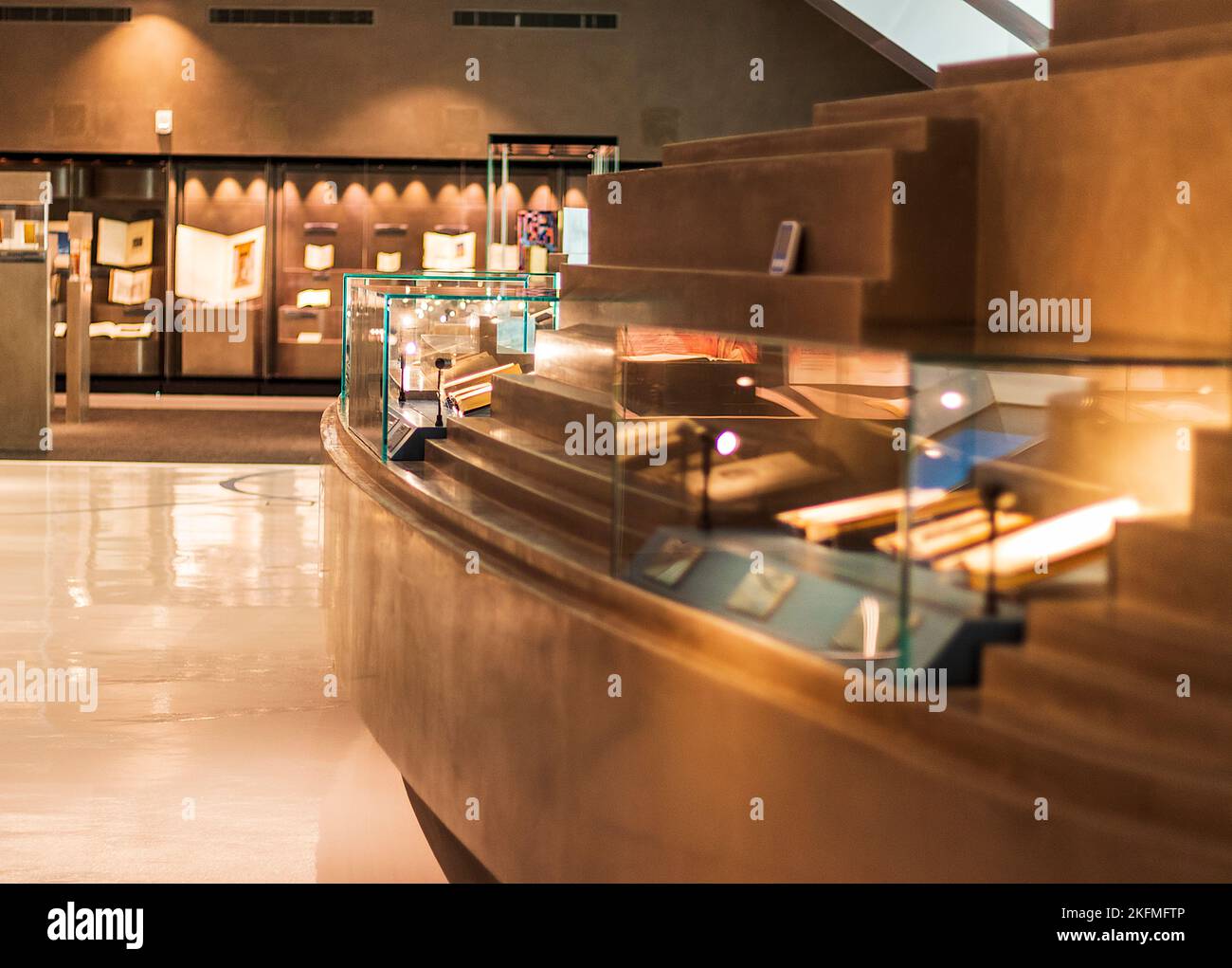 Dubai, UAE - 10.15.2022 - Shot of an ancient books on display at Sheikh ...